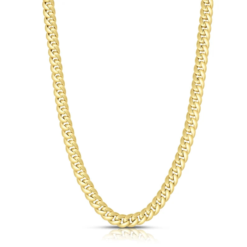 14K GOLD SOLID MIAMI CUBAN HAND MADE CHAINS – Avila Jewelers